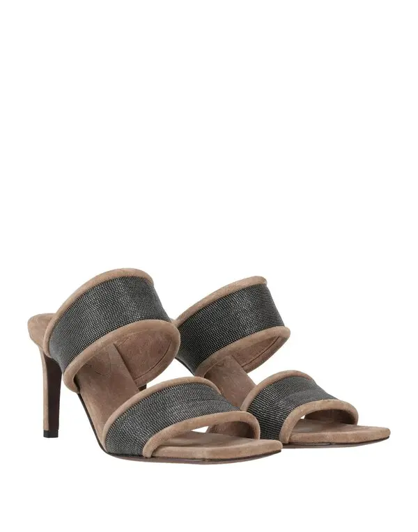 Brunello Cucinelli Embellished Stiletto Sandals