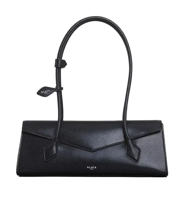 Alaïa Le Teckel Flap Medium Bag In Shiny Goatskin
