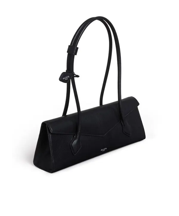 Alaïa Le Teckel Flap Medium Bag In Shiny Goatskin