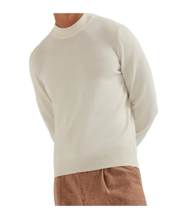 Brunello Cucinelli Mock-neck Sweater - Nude