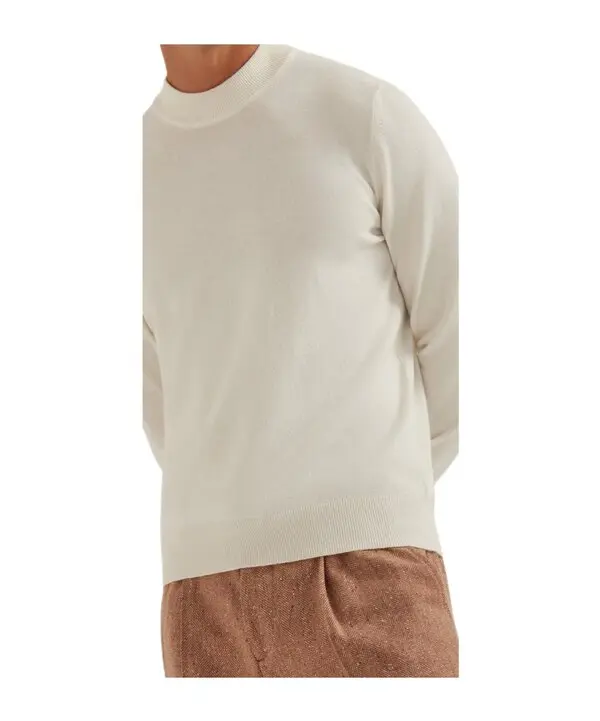 Brunello Cucinelli Mock Neck Sweater - Nude