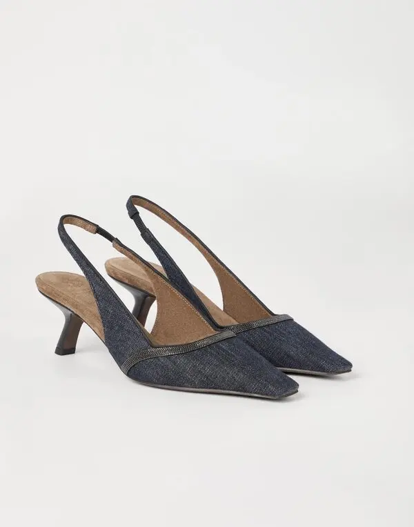 Brunello Cucinelli Square-toed High-heeled Sandals