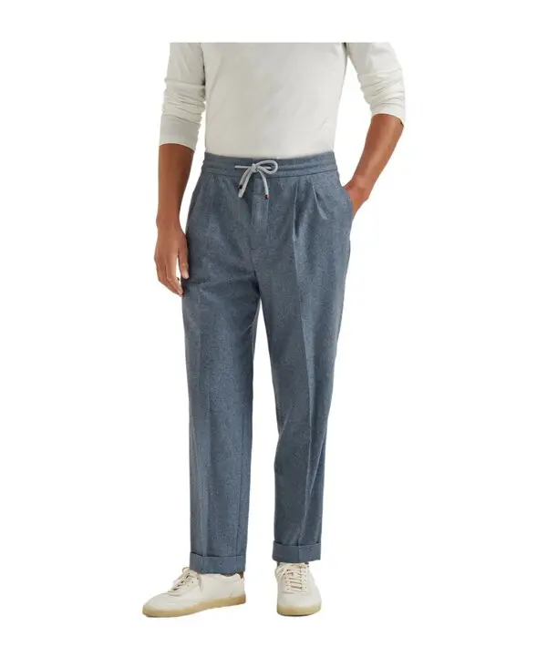Brunello Cucinelli Double-pleats Trousers - Multicolor