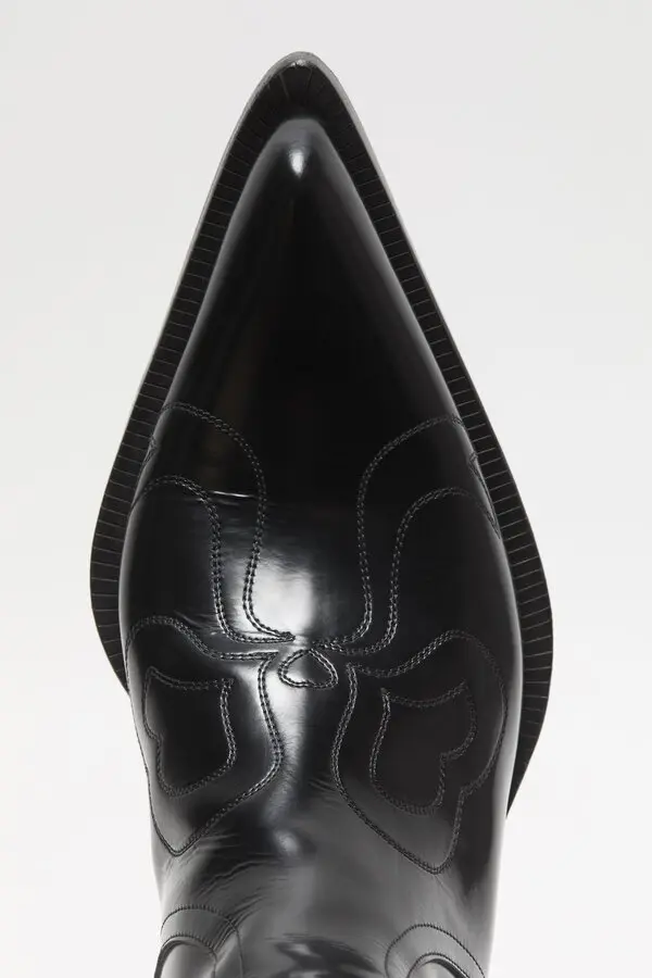 Acne Studios Pointed-toe Western Ankle Boots
