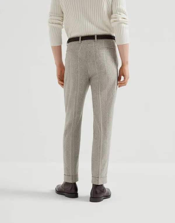 Brunello Cucinelli Striped Tailored Trousers