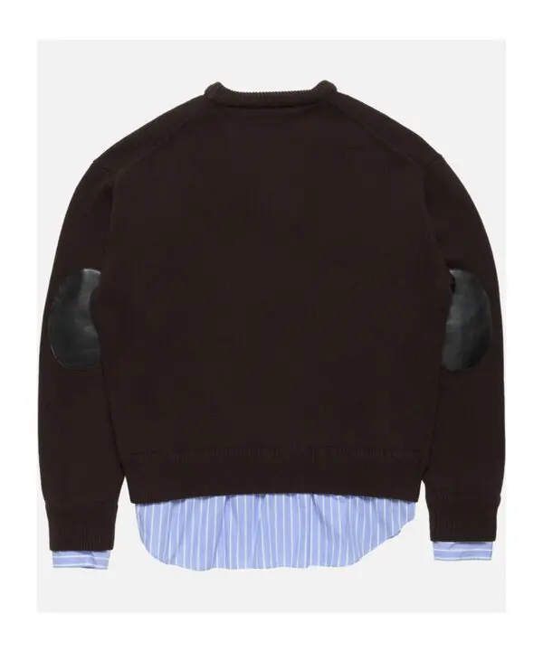 Acne Studios Layered Wool Sweater - Dark Brown