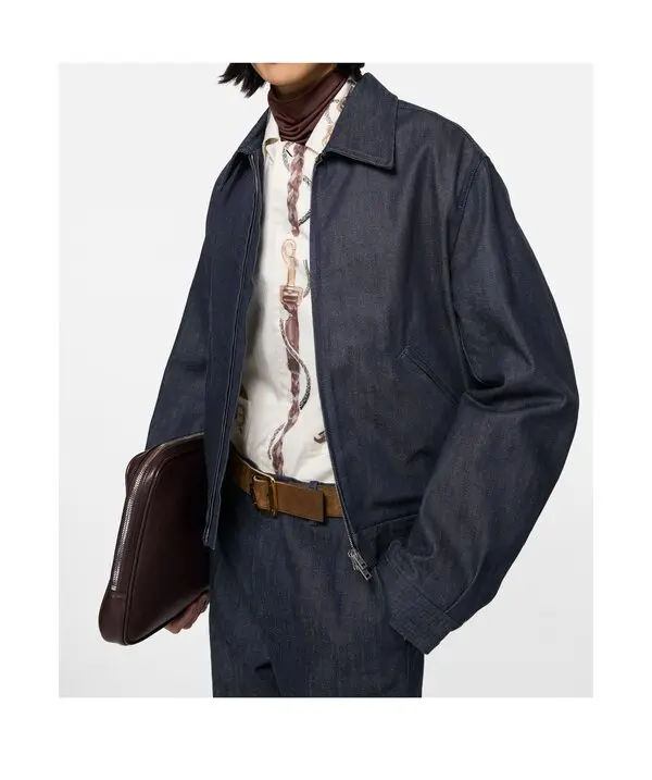 Acne Studios Branded Selvedge Denim Jacket