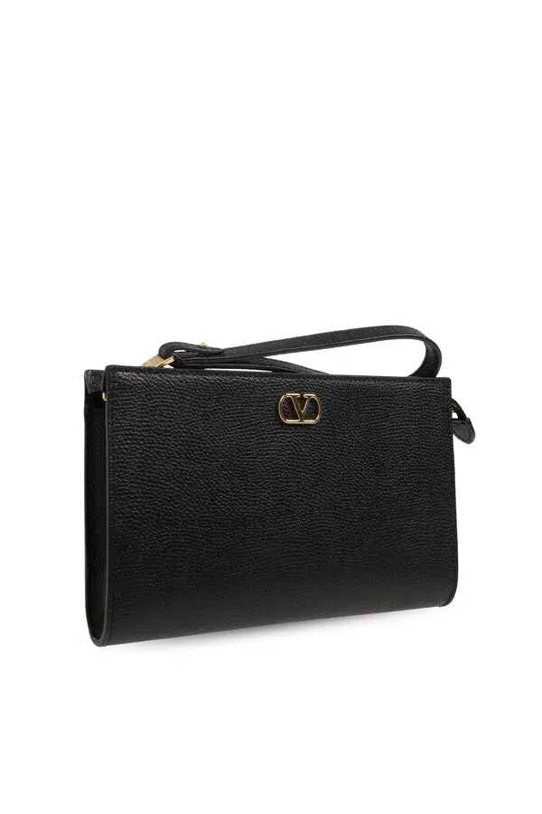 Valentino Garavani Logo Wristlet