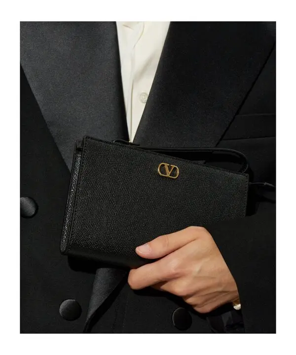 Valentino Garavani Logo Wristlet