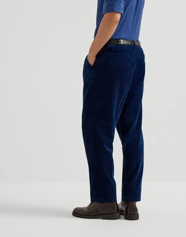Brunello Cucinelli Pleated Corduroy Trousers