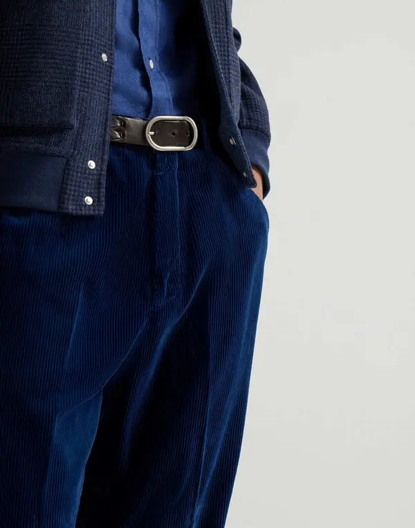 Brunello Cucinelli Pleated Corduroy Trousers
