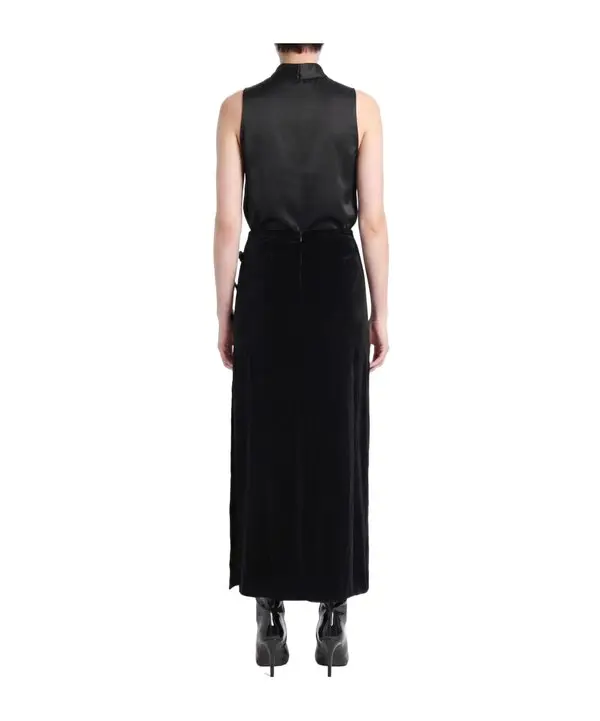 GANNI Velvet Pencil Skirt