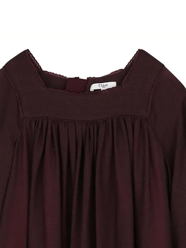 Chloé Floral-print Wool Dress