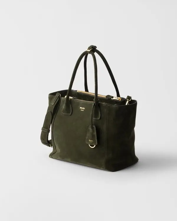 Prada Large Suede Tote Bag