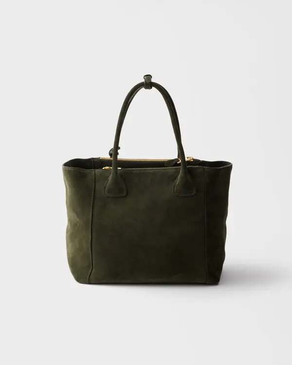 Prada Large Suede Tote Bag