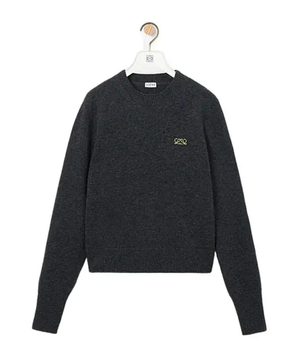 Loewe Sweater In Wool - Dark Gray