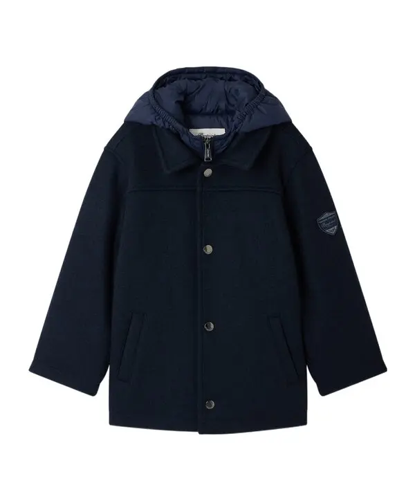 Bonpoint Patch-detail Hooded Coat