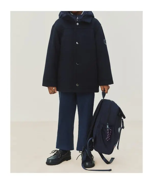 Bonpoint Patch-detail Hooded Coat