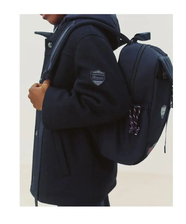 Bonpoint Patch-detail Hooded Coat
