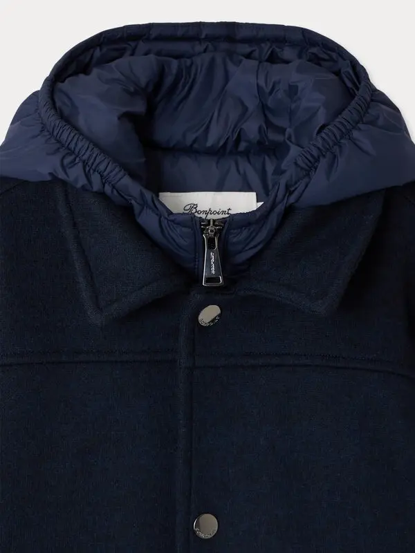 Bonpoint Patch-detail Hooded Coat