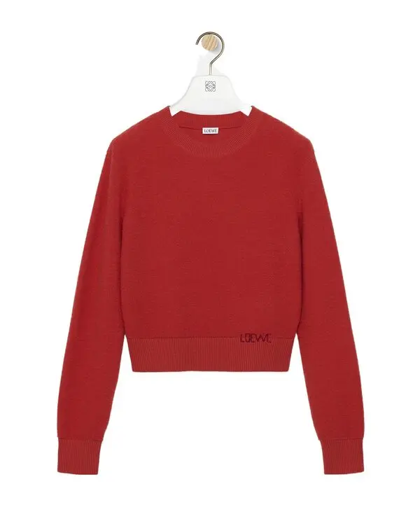 Loewe Sweater In Wool - Red