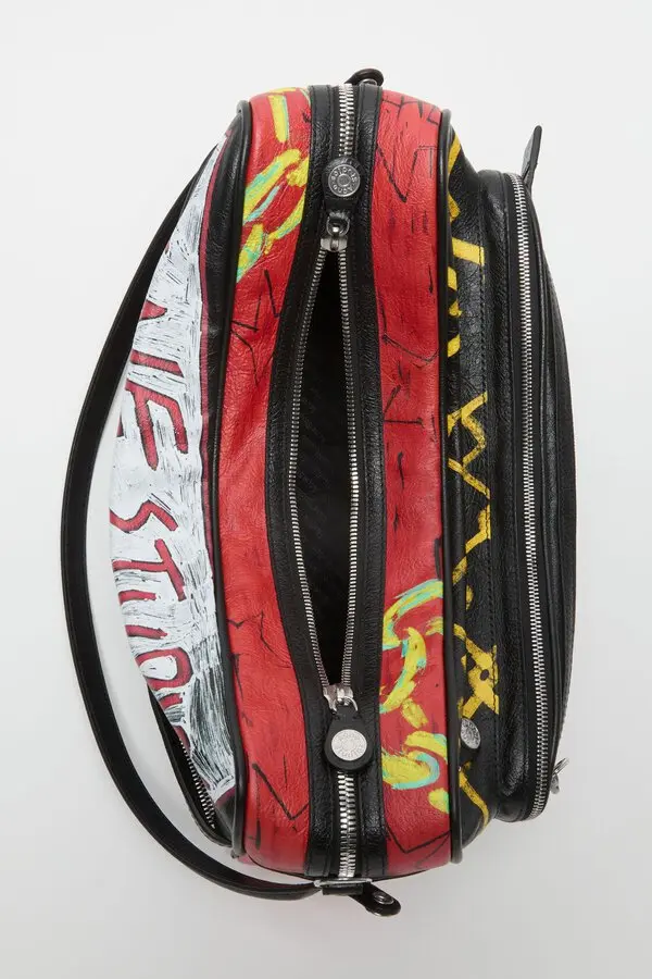 Acne Studios Camero Camera Bag With Punk-inspired Print