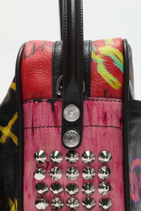 Acne Studios Camero Camera Bag With Punk-inspired Print