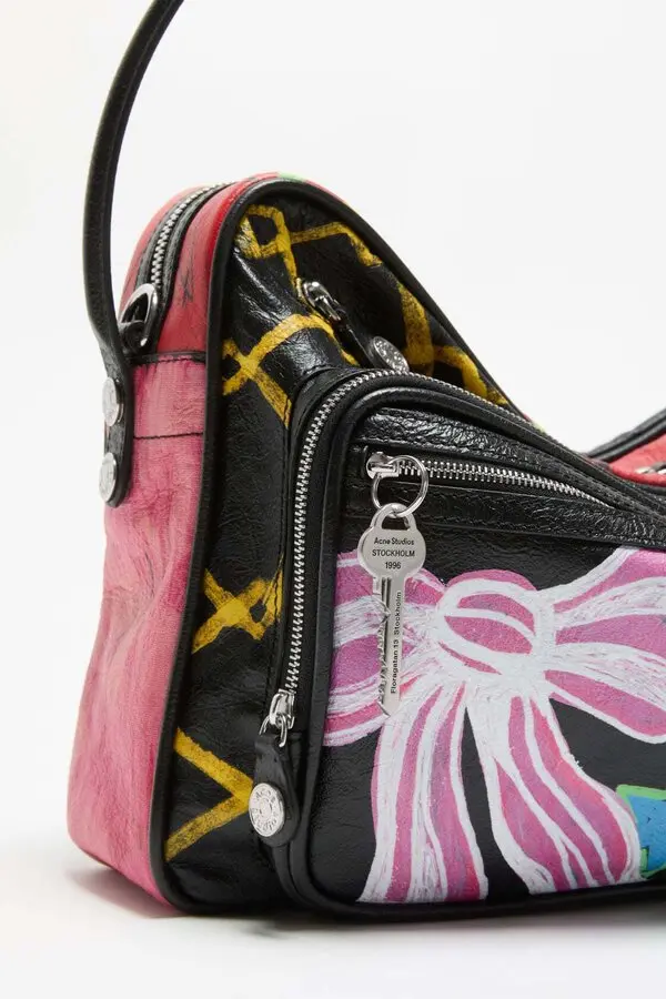 Acne Studios Camero Camera Bag With Punk-inspired Print