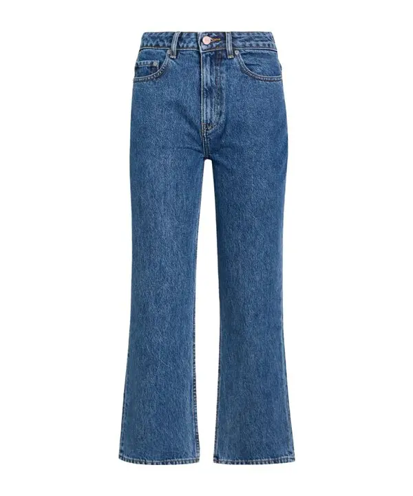 GANNI Mid-rise Straight-leg Jeans
