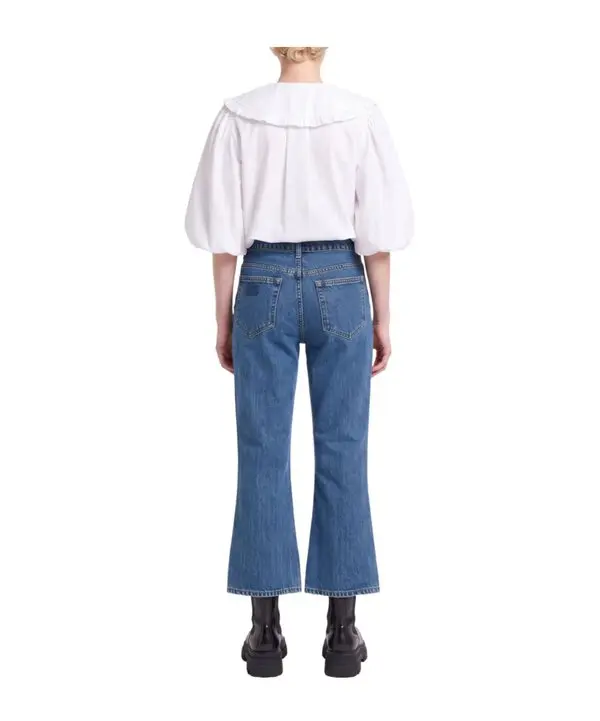 GANNI Mid-rise Straight-leg Jeans