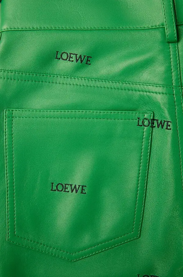 Loewe Trousers In Nappa Lambskin