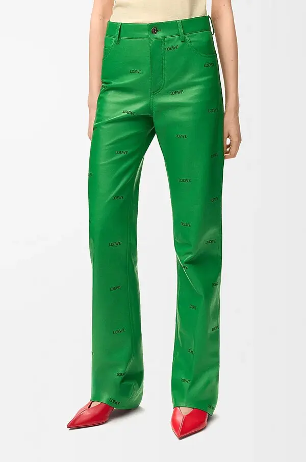 Loewe Trousers In Nappa Lambskin