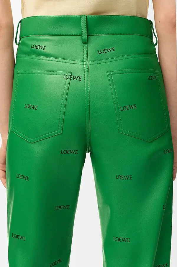 Loewe Trousers In Nappa Lambskin