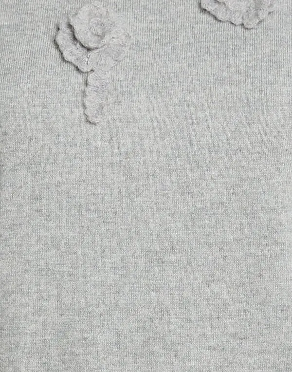 MAXCO. Max&co. Sleeveless Knit Top With Floral Embellishments