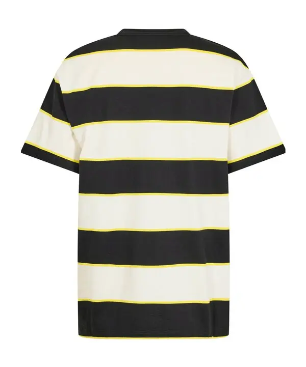Alexander McQueen Colourblock Widestripe Crewneck T-shirt
