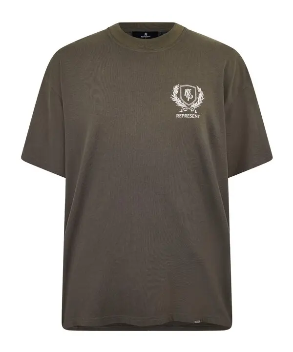 REPRESENT Olivegreen Crewneck Shortsleeve Tee