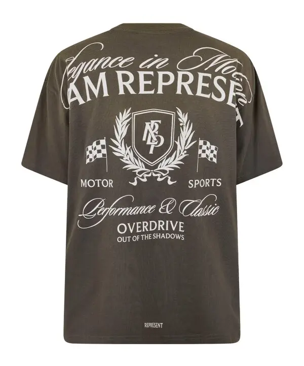REPRESENT Olivegreen Crewneck Shortsleeve Tee