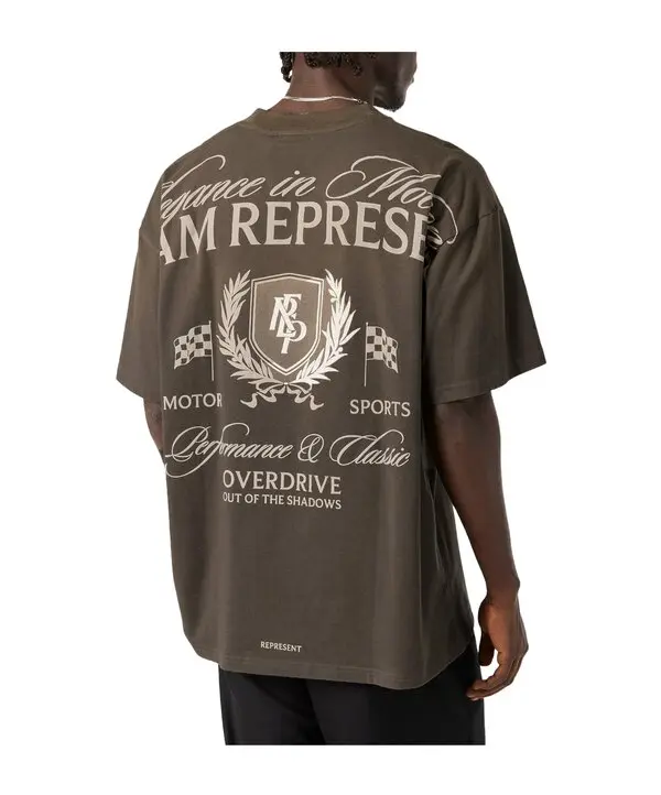 REPRESENT Olivegreen Crewneck Shortsleeve Tee