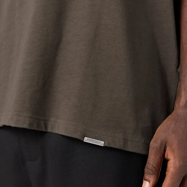 REPRESENT Olivegreen Crewneck Shortsleeve Tee