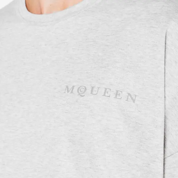 Alexander McQueen Heathergrey Crewneck Shortsleeve Tee