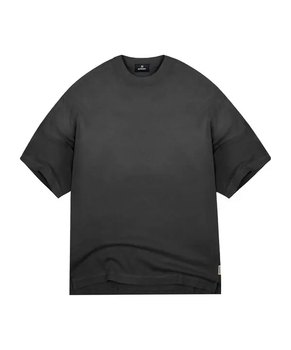 REPRESENT Charcoal Mockneck Shortsleeve Tee