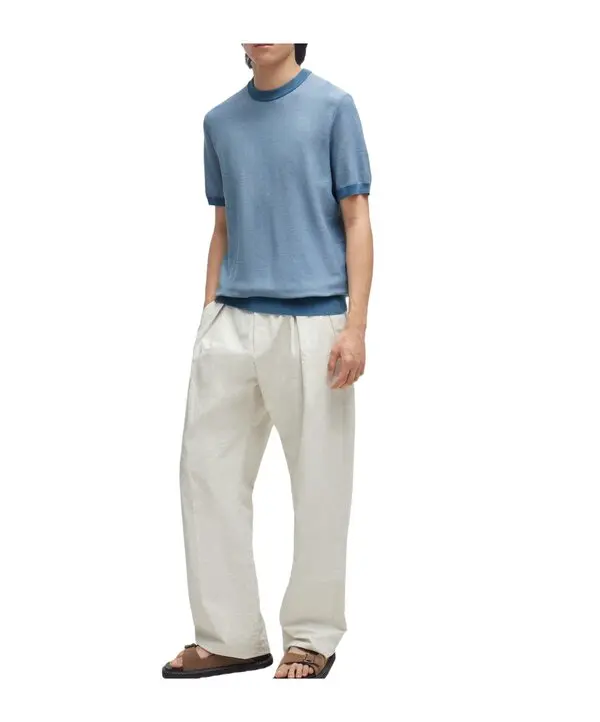 Hugo Boss Colorblock Crewneck Knit Tee