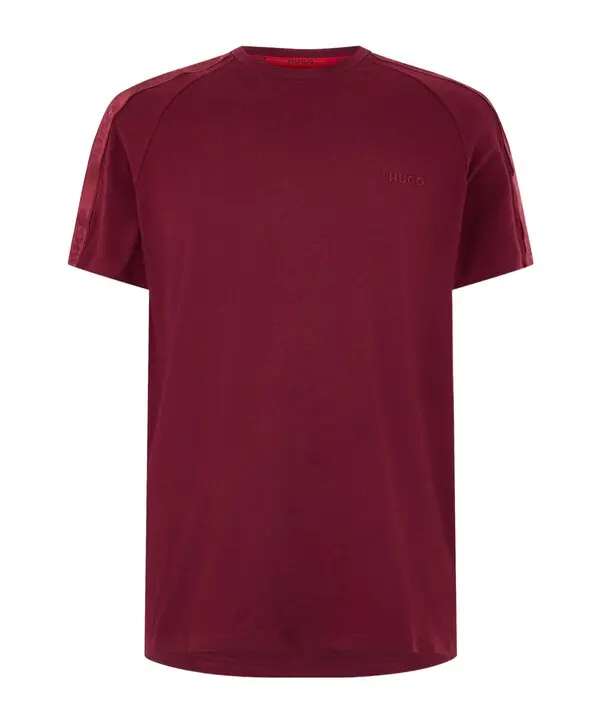 Hugo Boss Logo Tape T-shirt - Red