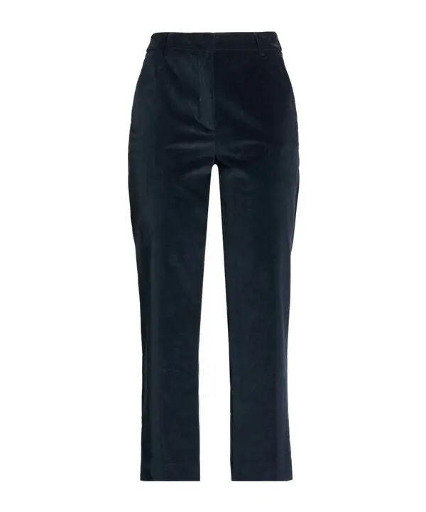 Max Mara Minimalist Straightleg Corduroy Pants - Blue