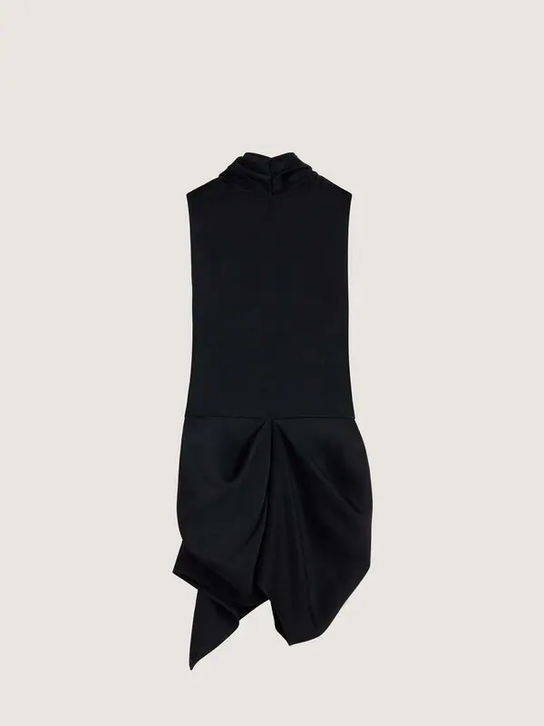 Givenchy Draped Top In Crepe Satin