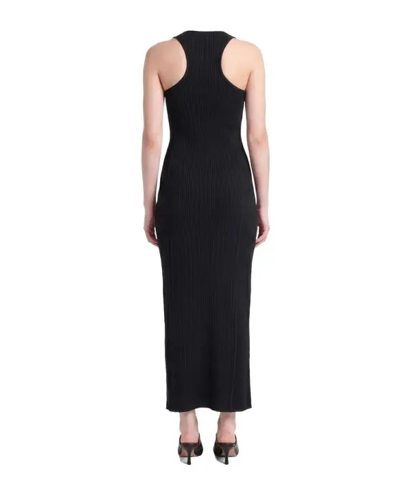 Sportmax Sleeveless Ribbed Maxi Dress