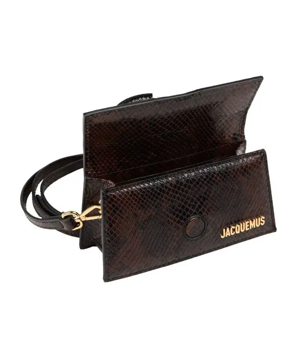 Jacquemus Small Snake-print Handbag