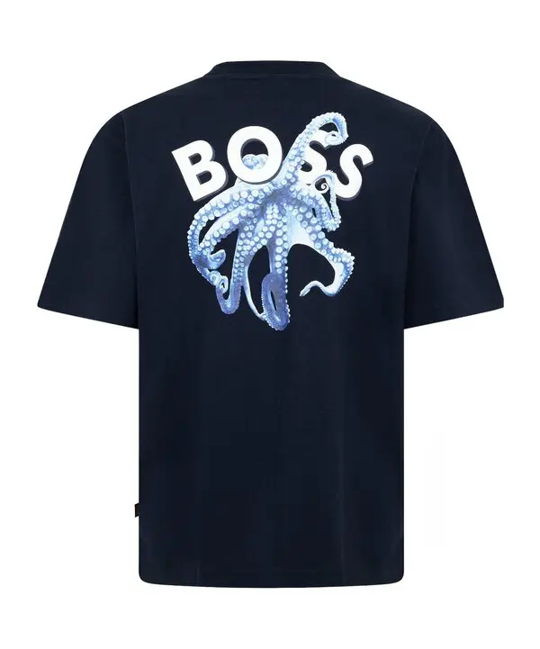 Hugo Boss Navy Crewneck Shortsleeve Tee