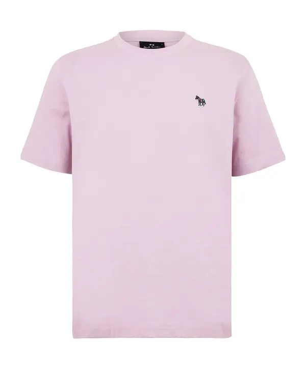 Paul Smith Regular Fit Zebra Crew-neck T-shirt - Pink