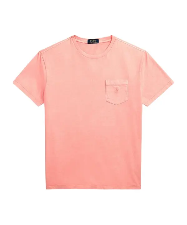 Ralph Lauren Peachpink Crewneck Shortsleeve Tee - Pink